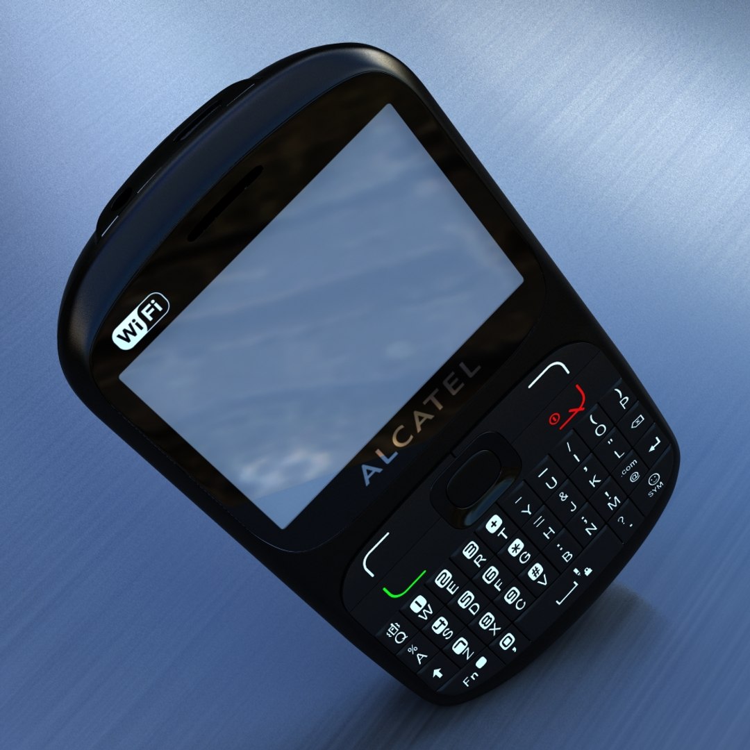 3d Model Alcatel Ot-813 Duos Cell Phone