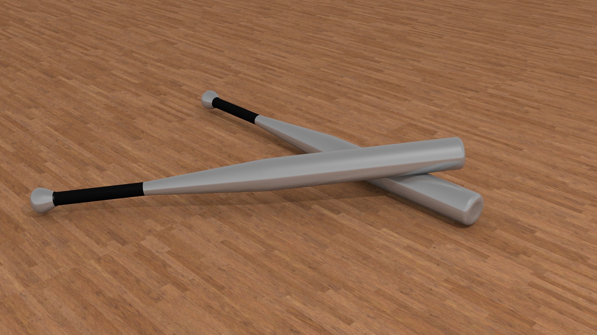 3d Aluminium Baseball Bat Model