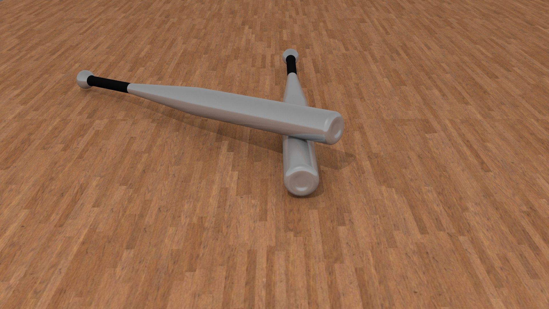 3d Aluminium Baseball Bat Model