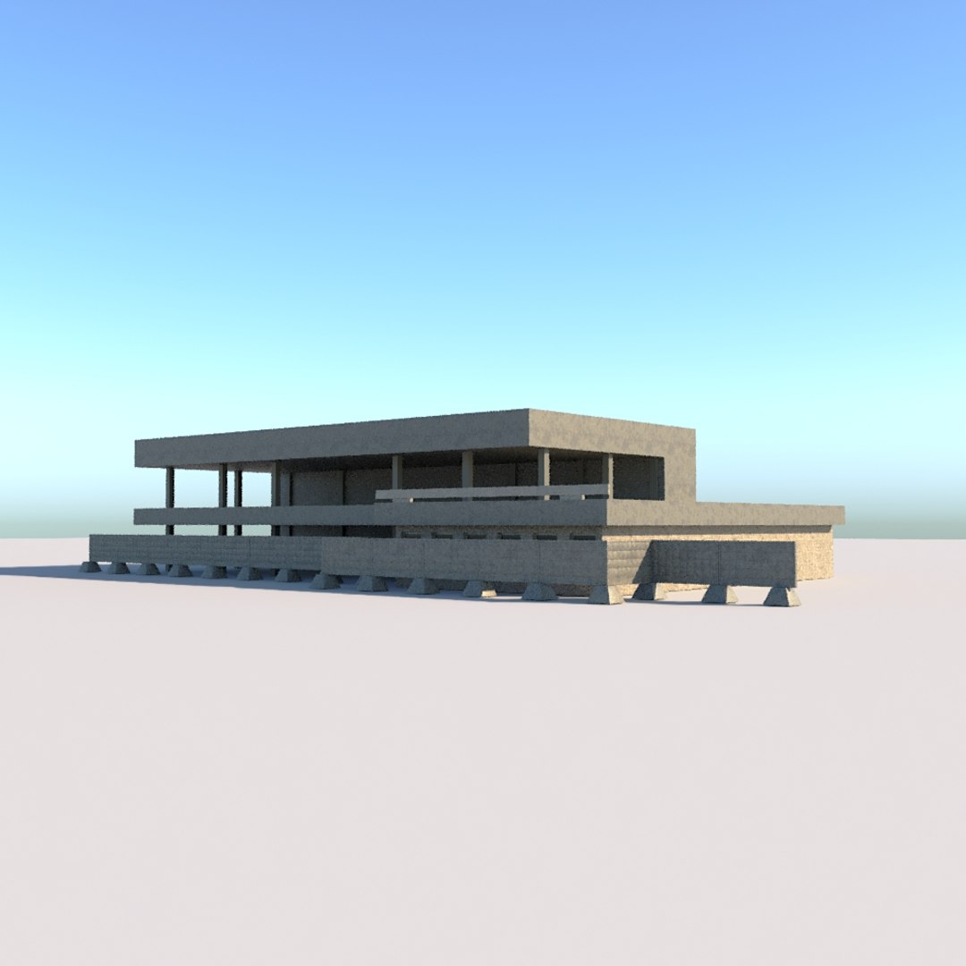 3D Model Structure Bus Station - TurboSquid 1486272