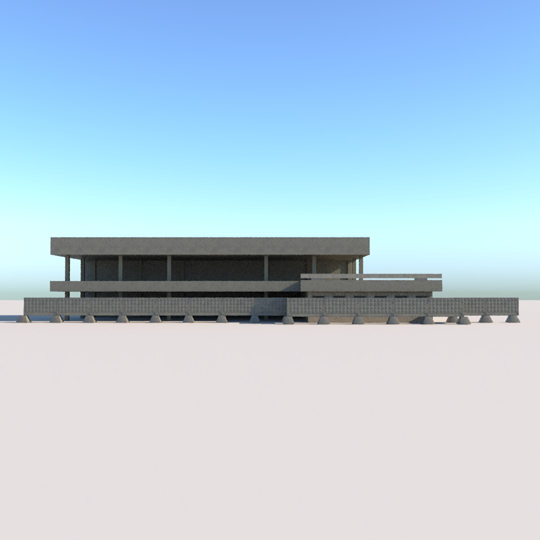 3D Model Structure Bus Station - TurboSquid 1486272