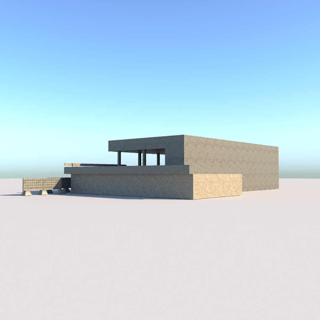 3D Model Structure Bus Station - TurboSquid 1486272