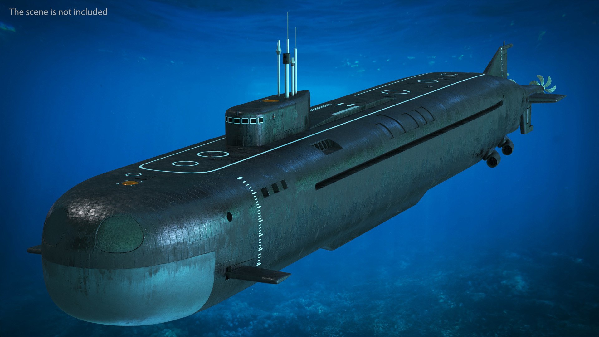 Submarine Belgorod K-329 OSCAR II Rigged 3D Model - TurboSquid 2016292