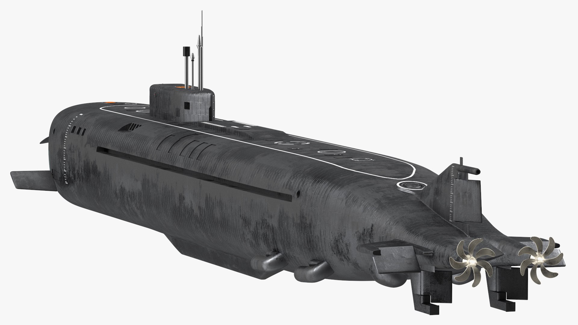 Submarine Belgorod K-329 OSCAR II Rigged 3D model - TurboSquid 2016292