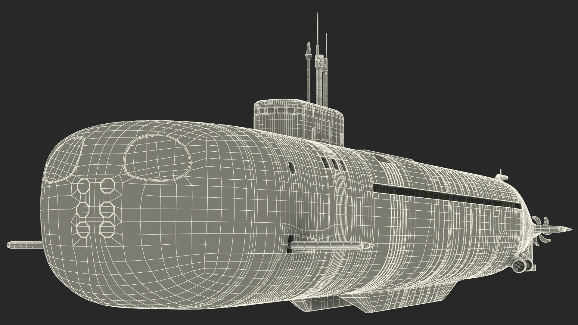Submarine Belgorod K-329 OSCAR II Rigged 3D model - TurboSquid 2016292