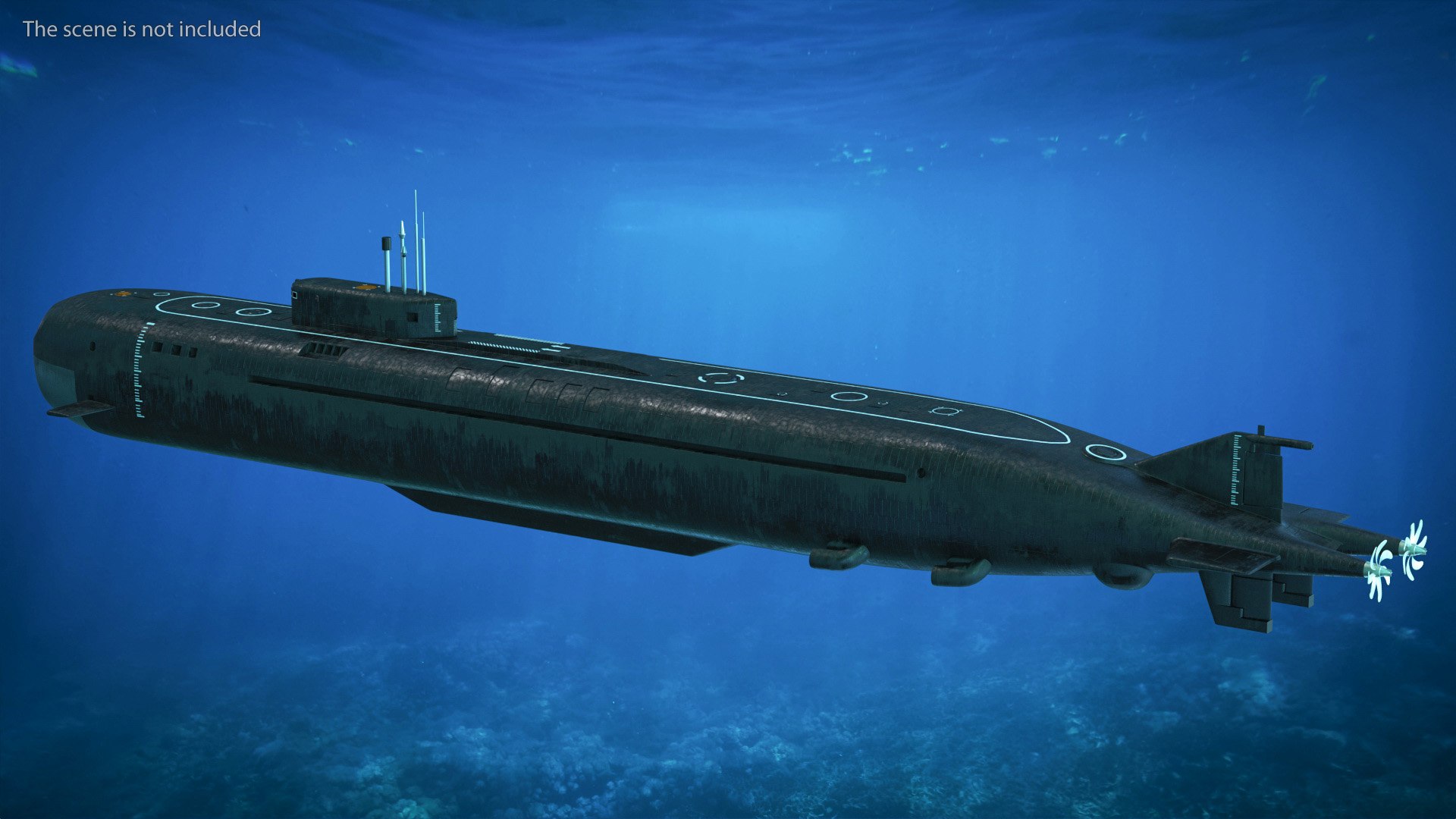 Submarine Belgorod K-329 OSCAR II Rigged 3D model - TurboSquid 2016292