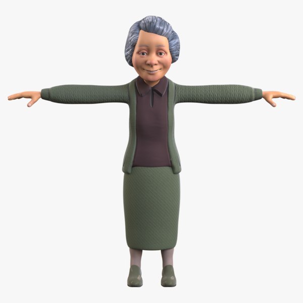 Woman Granny 3D Models for Download | TurboSquid