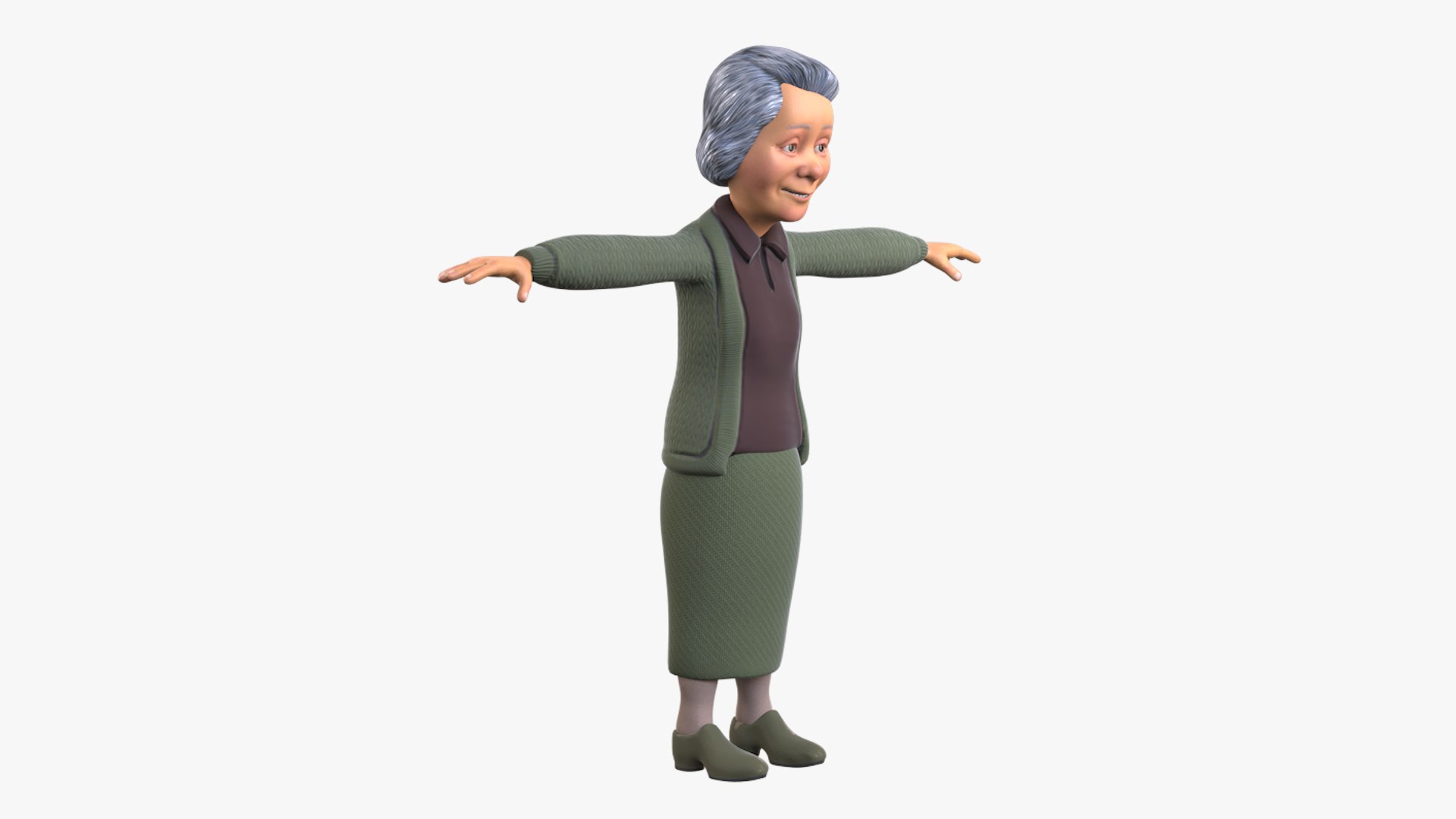 Granny Character 3D Model - TurboSquid 1907740