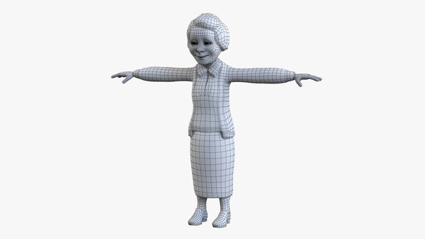 Granny Character 3D model - TurboSquid 1907740
