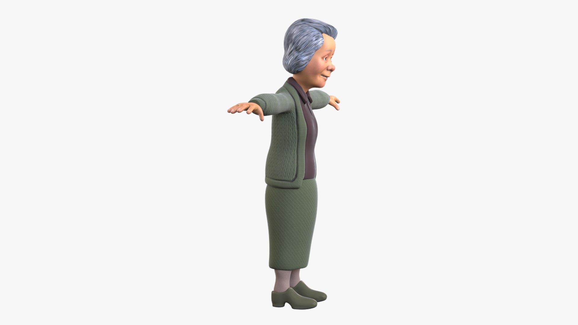 Granny Character 3D Model - TurboSquid 1907740