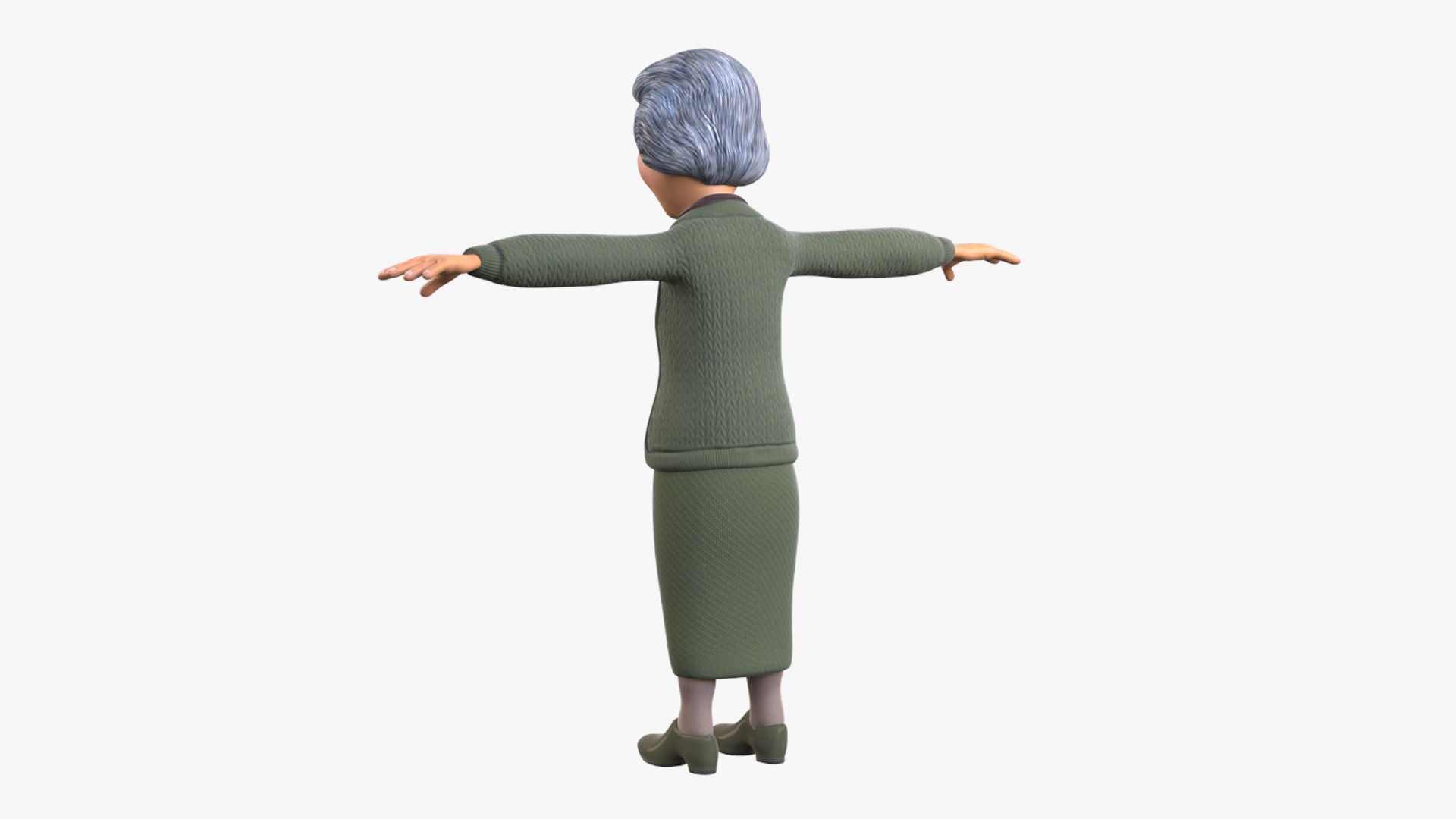 Granny Character 3D Model - TurboSquid 1907740