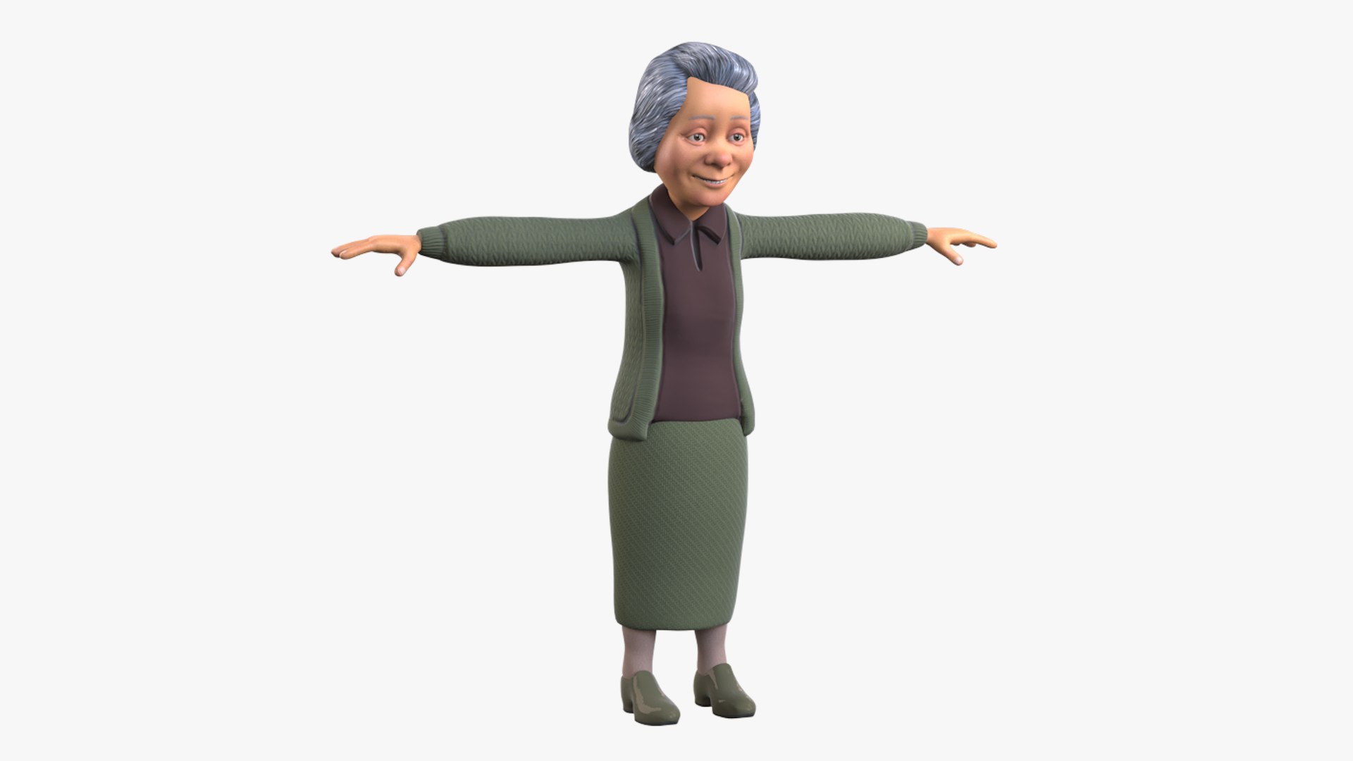 Granny Character 3D Model - TurboSquid 1907740
