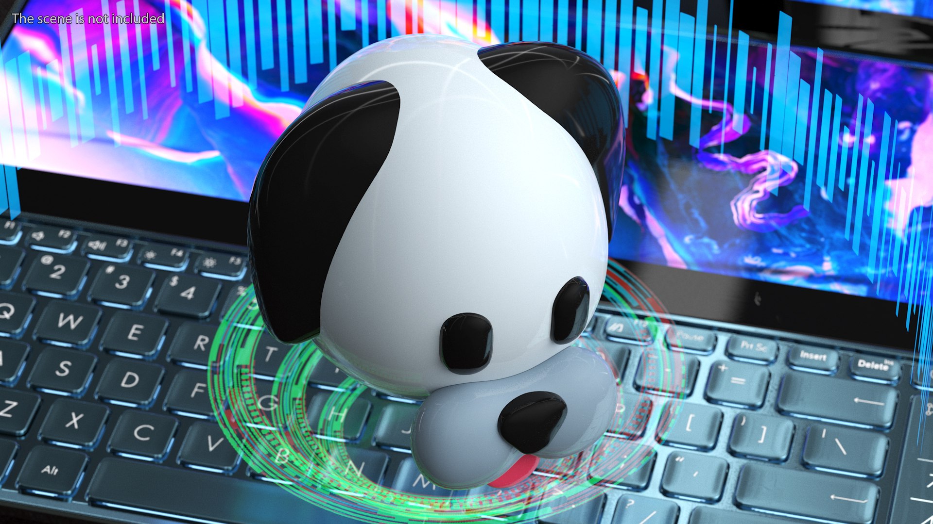 Dog Face Emoji 3D - TurboSquid 1870624