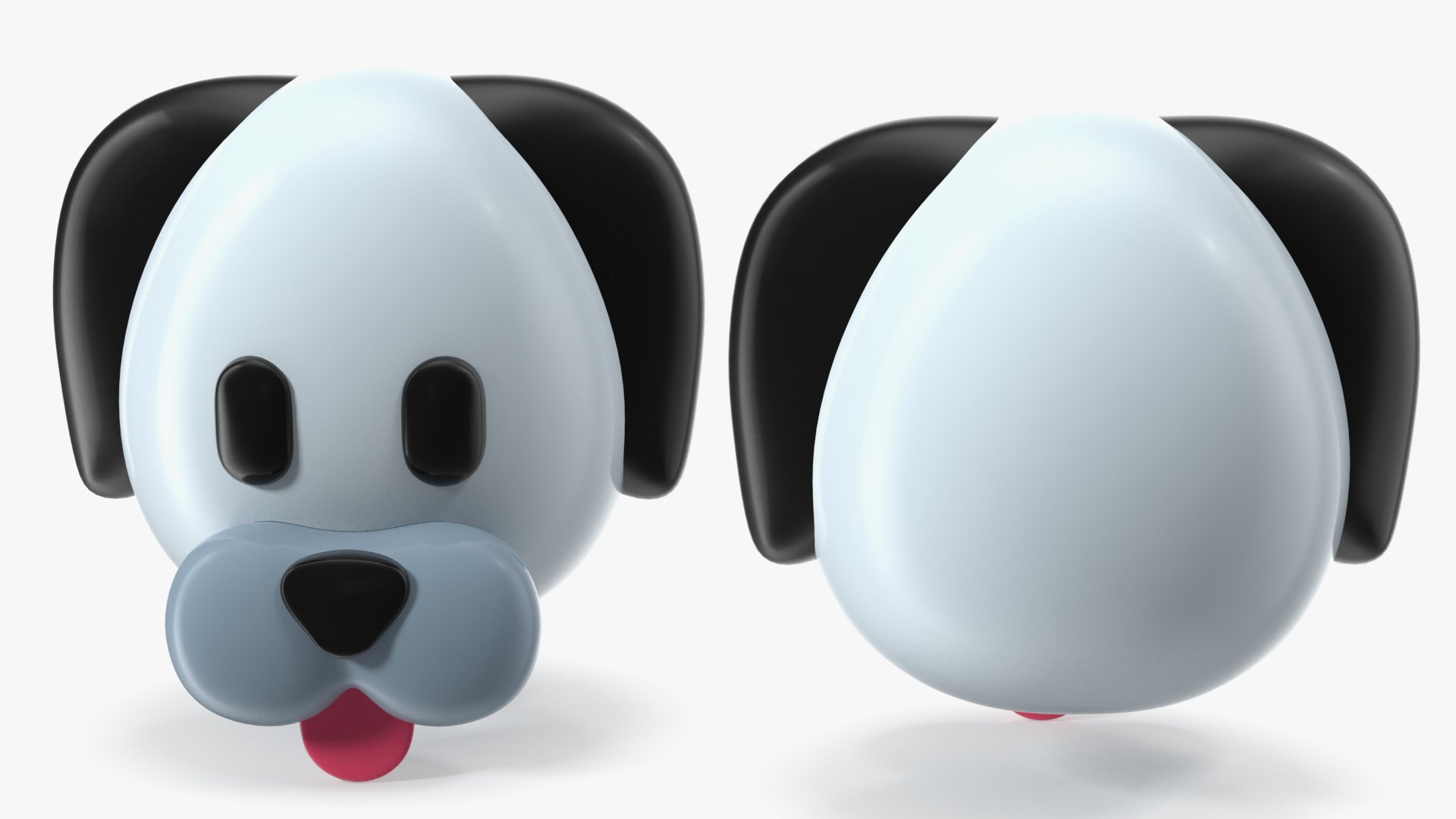 Dog Face Emoji 3D - TurboSquid 1870624