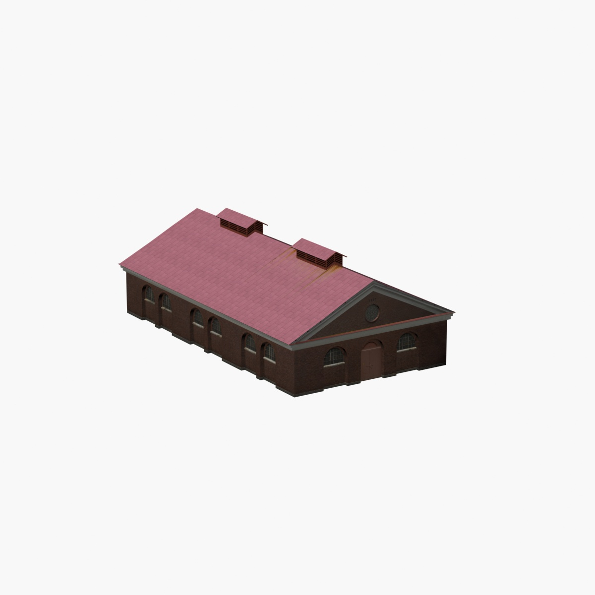 3d model of old store building