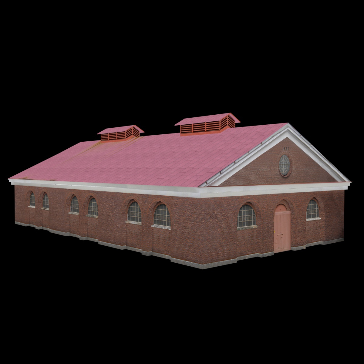 3d model of old store building