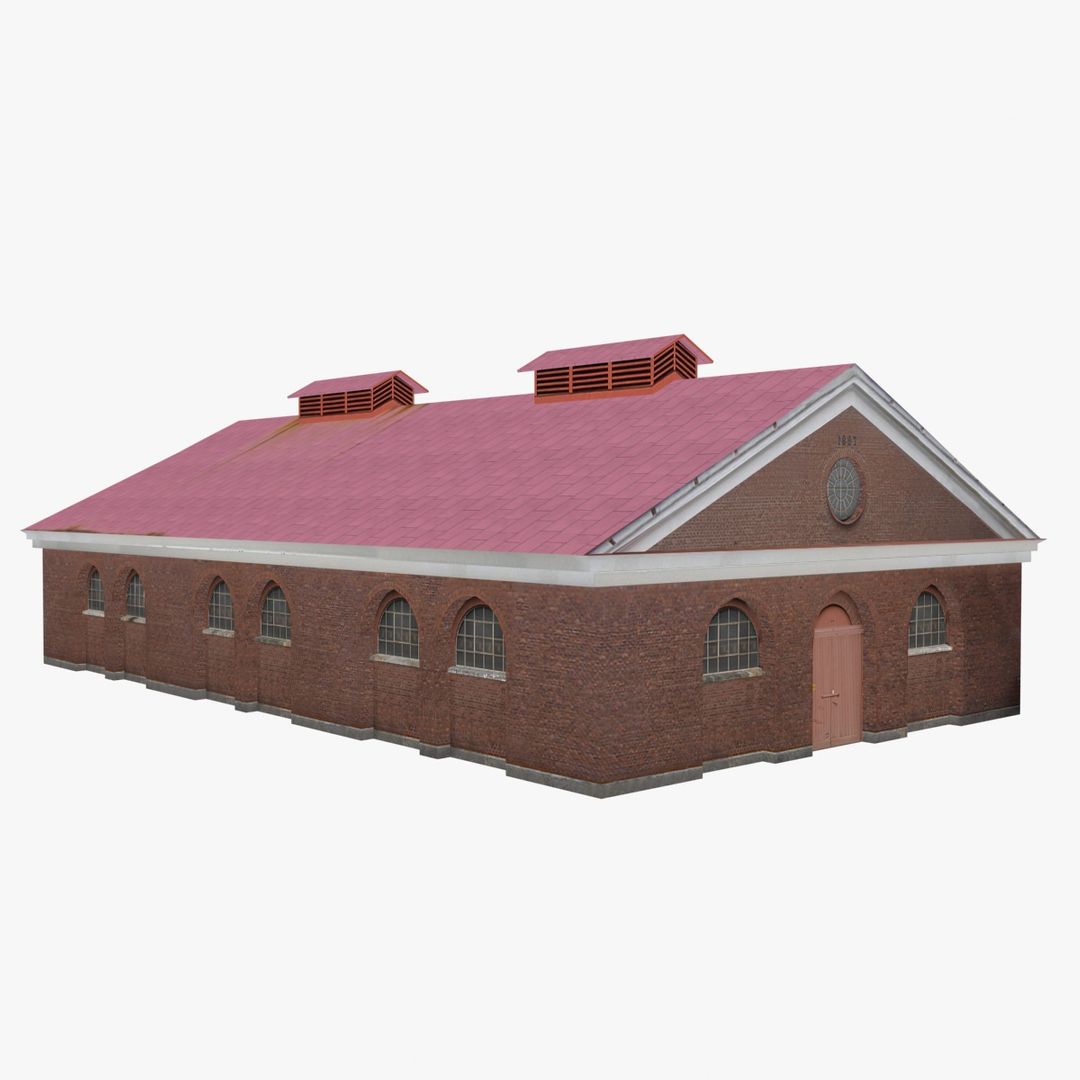 3d model of old store building