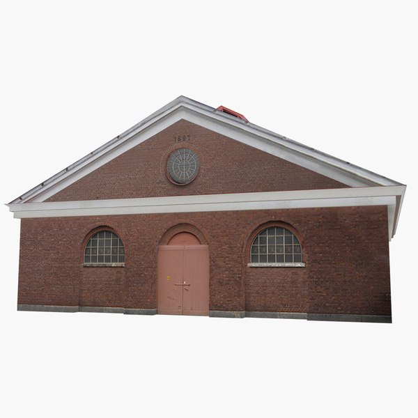 3d model of old store building