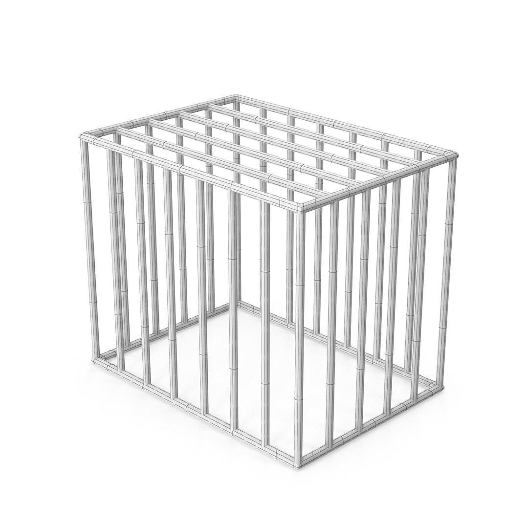 3D Metal Cage Model - TurboSquid 2159757