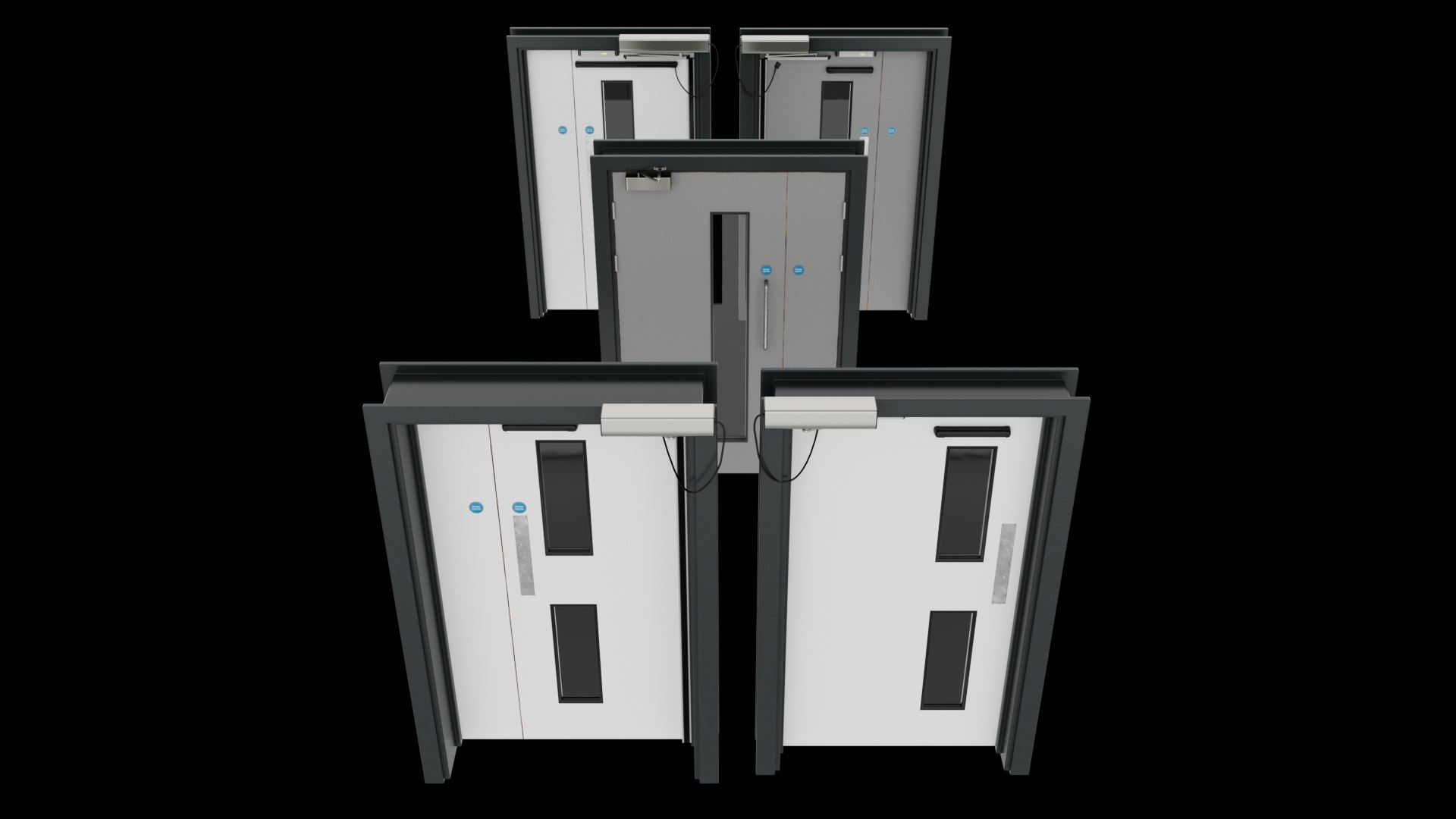 Doors Pack 1 3D Model - TurboSquid 2121462