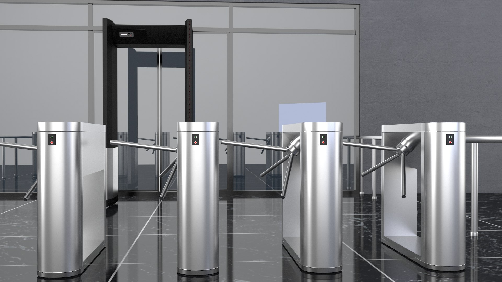 Security Model - TurboSquid 1682376