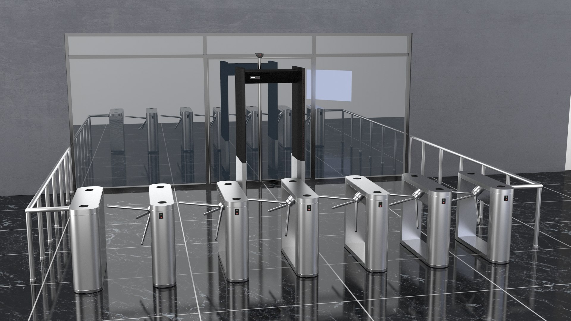 Security Model - TurboSquid 1682376