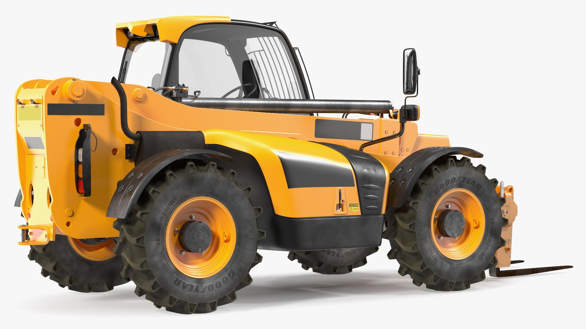 Telehandler Rigged for Cinema 4D 3D model - TurboSquid 2178096