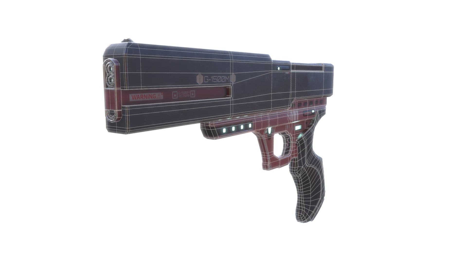 Weapons 2 Gun Sets 3D Model - TurboSquid 1428815