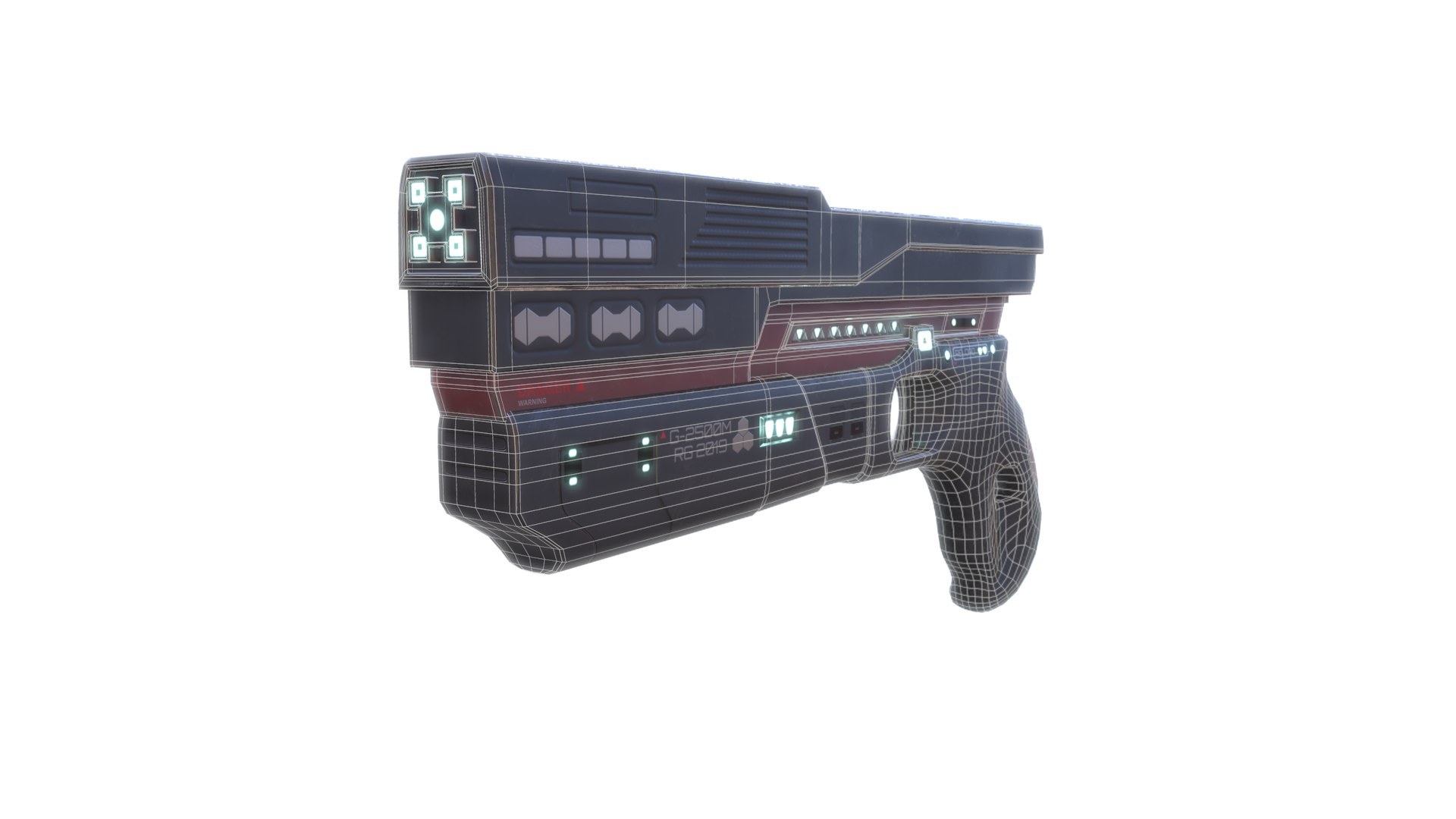 Weapons 2 Gun Sets 3D Model - TurboSquid 1428815