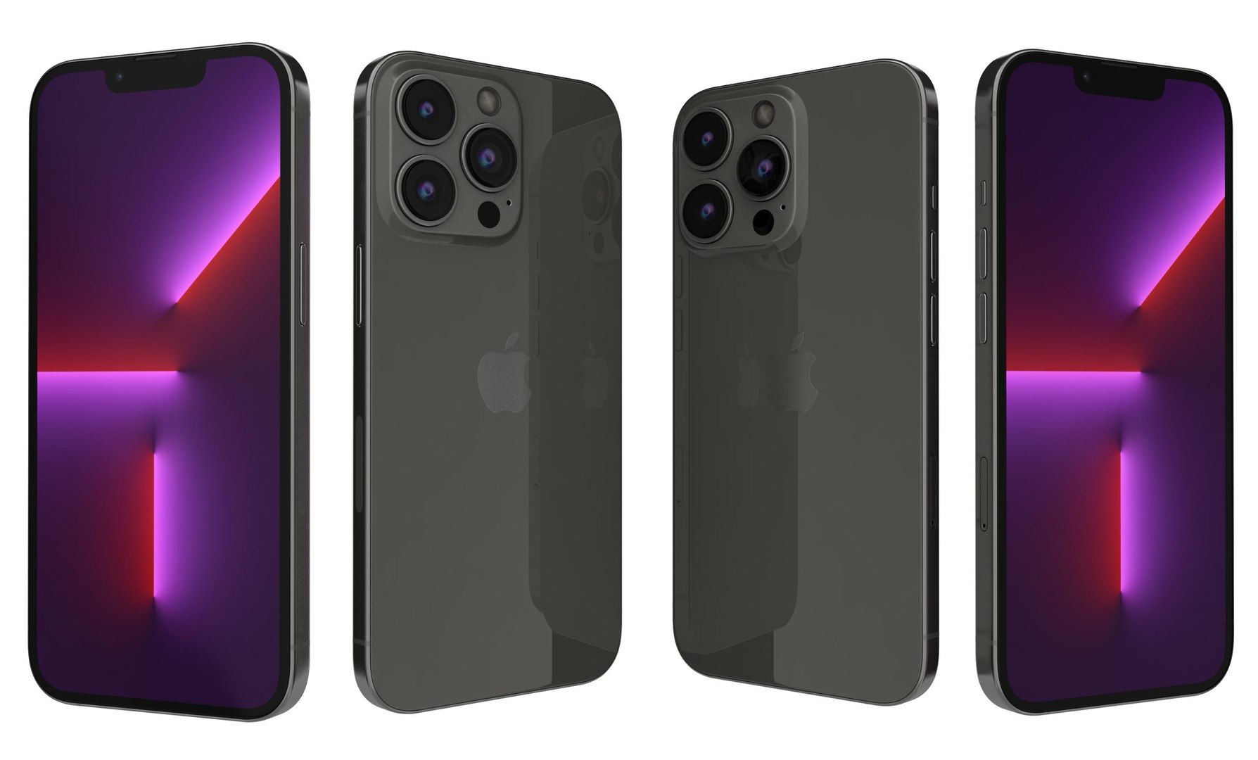 3D Apple IPhone 13 Pro Graphite - TurboSquid 1793771