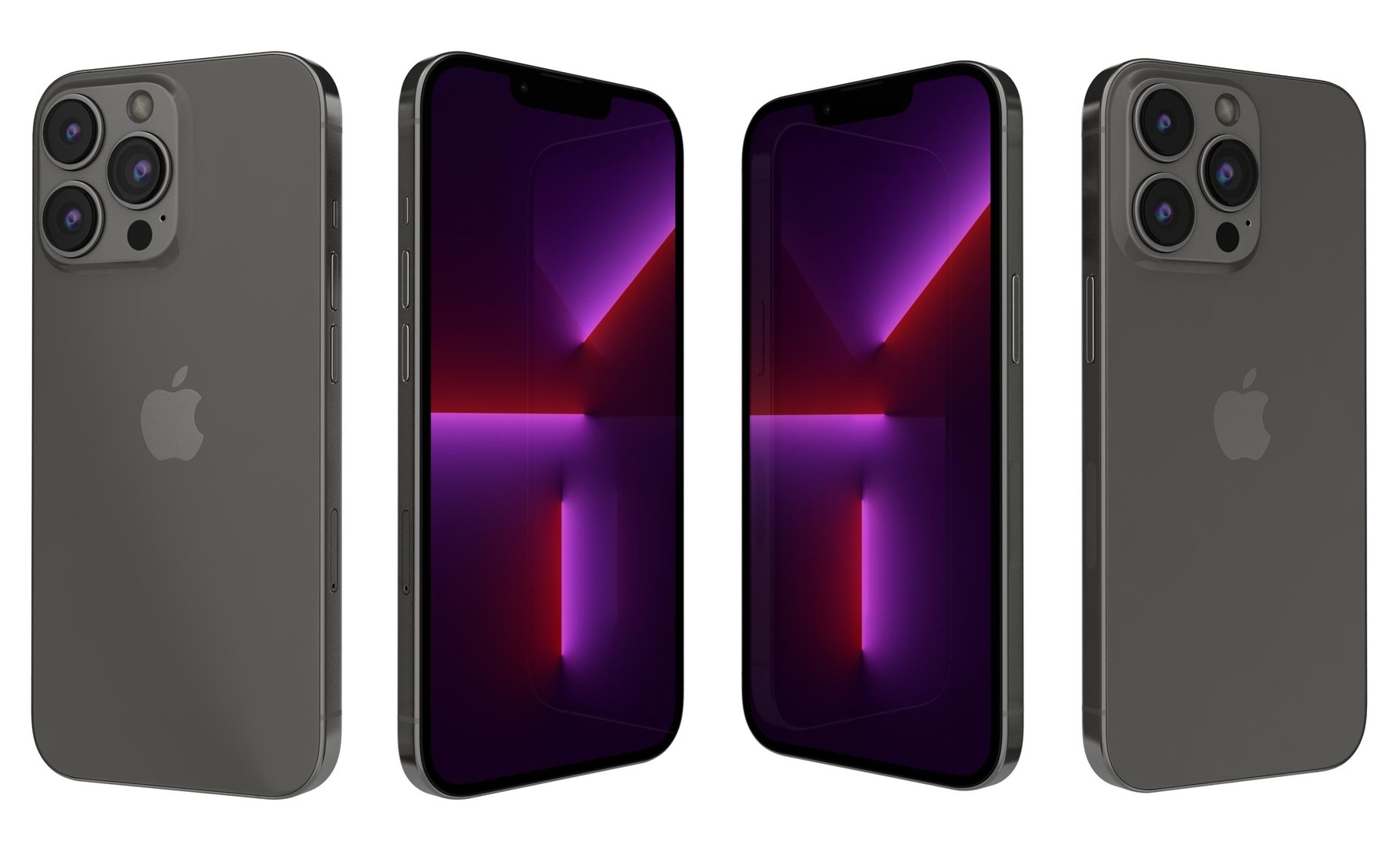 3D Apple IPhone 13 Pro Graphite - TurboSquid 1793771