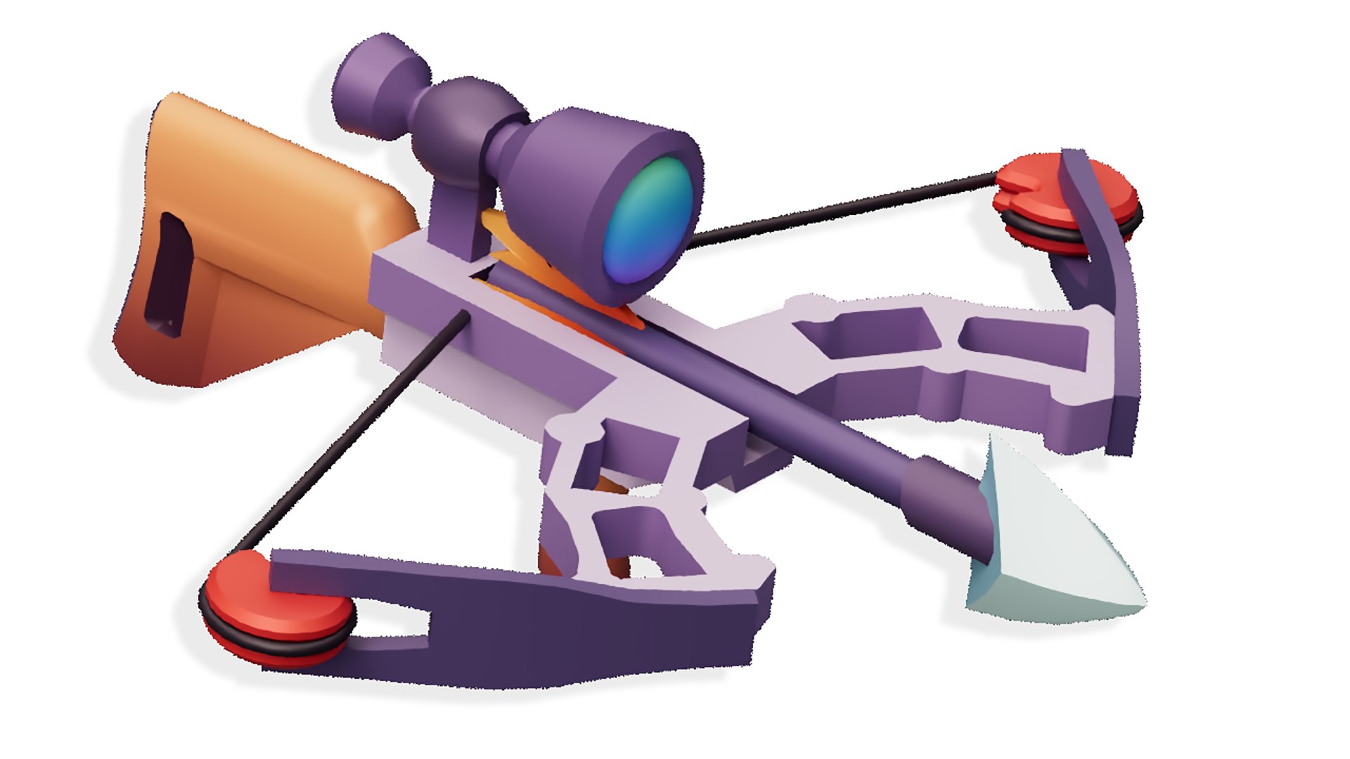 3D Hypercasual Weapon Props Pack Low-poly 3D Model - TurboSquid 2317509