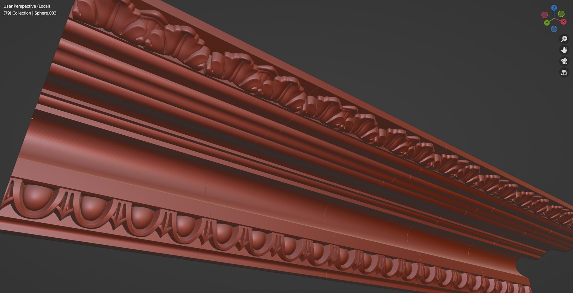 3D model ceiling moulding - TurboSquid 1956663