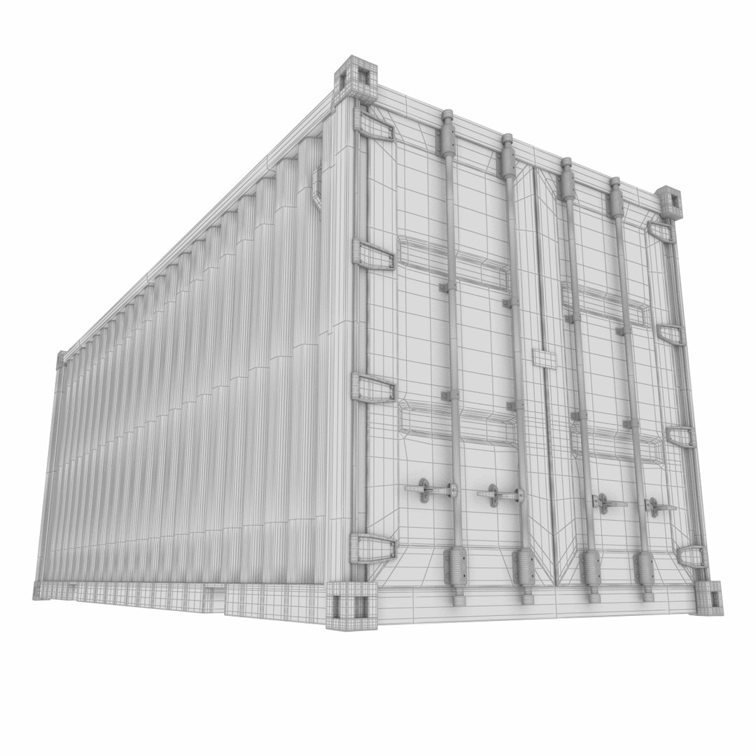 3D Model Shipping Container Msc - TurboSquid 1493623