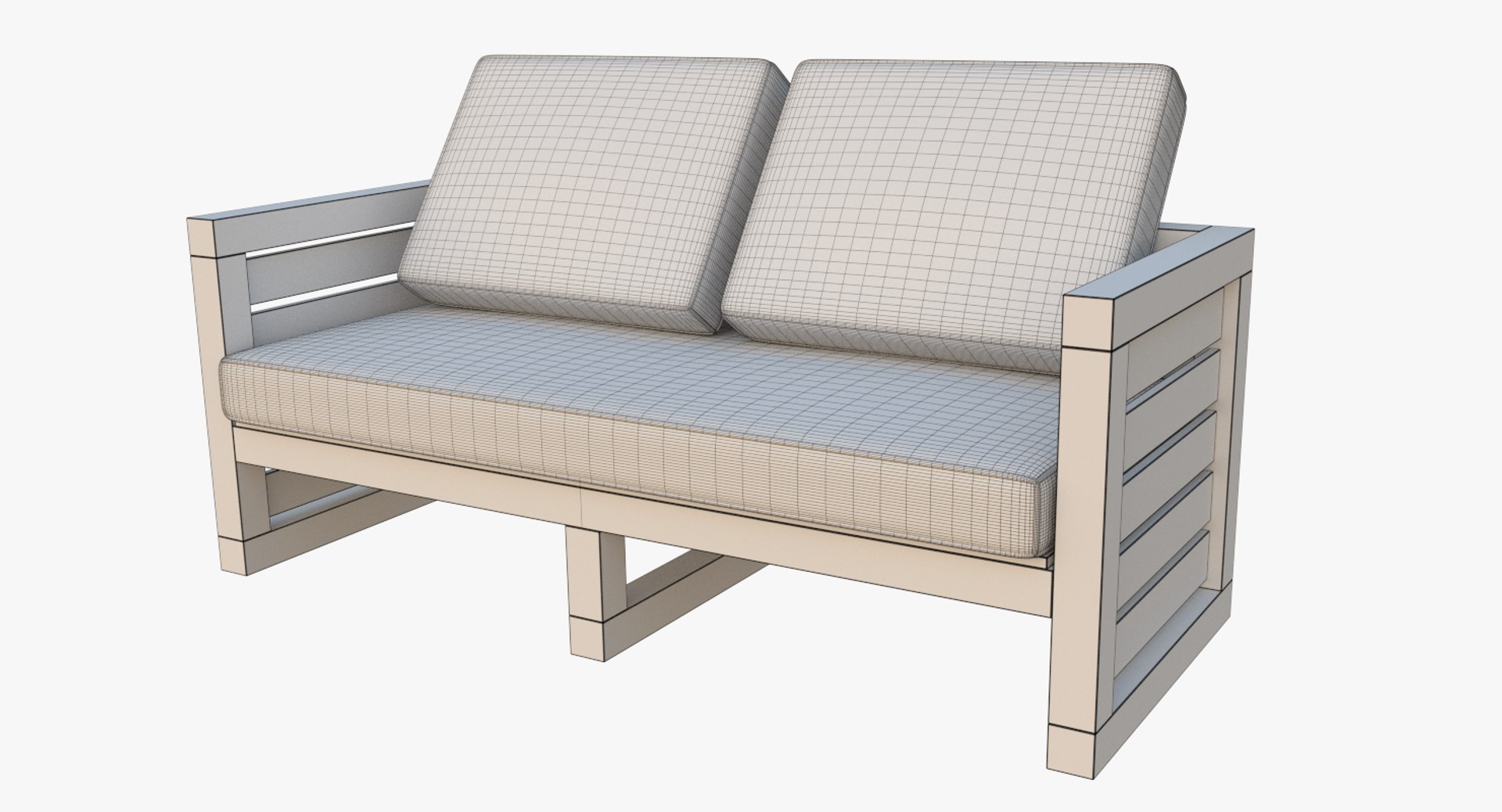 3d Outdoor Sofa Model