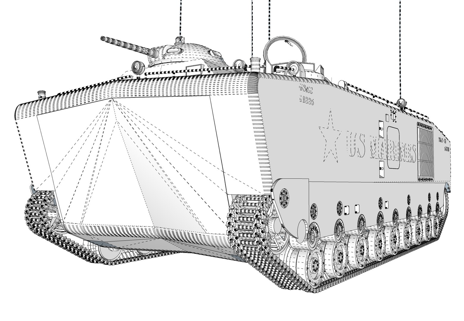 3D Vehicle Lvtp-5 Model - TurboSquid 1455822