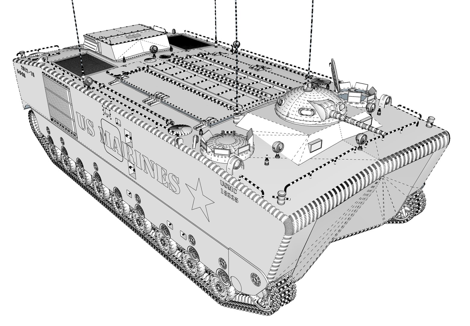 3D Vehicle Lvtp-5 Model - TurboSquid 1455822