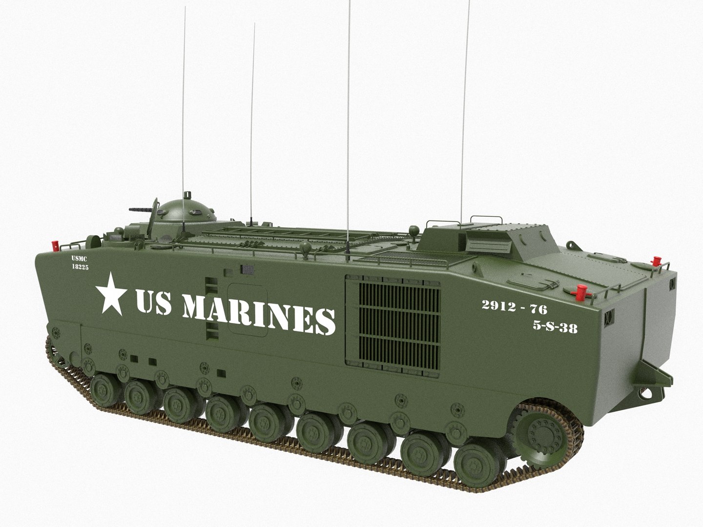 3D Vehicle Lvtp-5 Model - TurboSquid 1455822