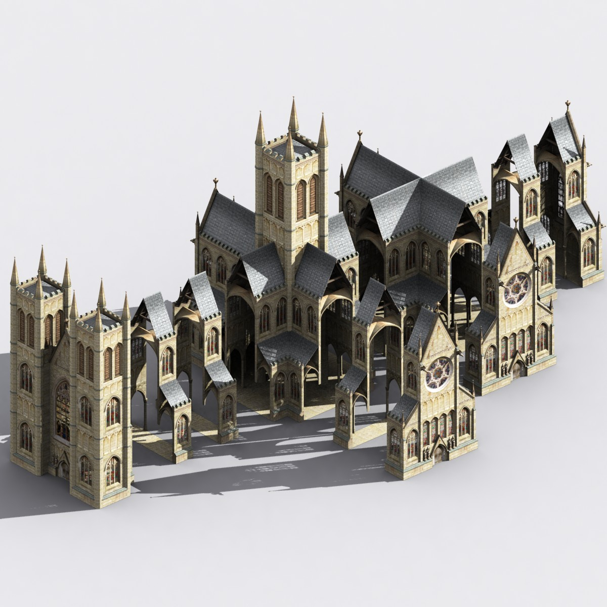 kit modules gothic 3d max