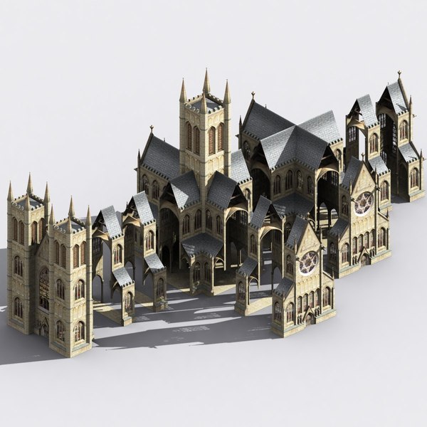 kit modules gothic 3d max