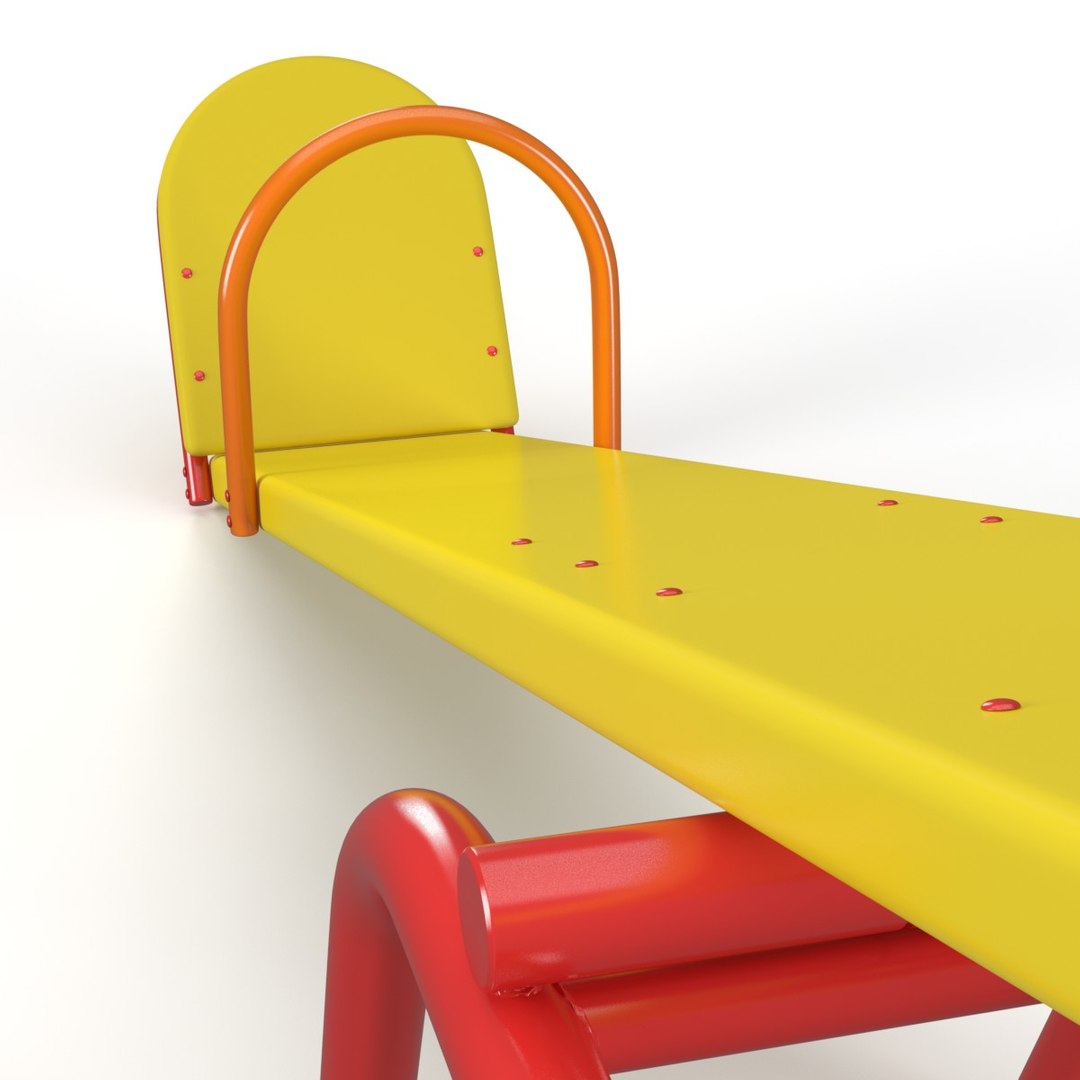 Children Teeter 3d Fbx