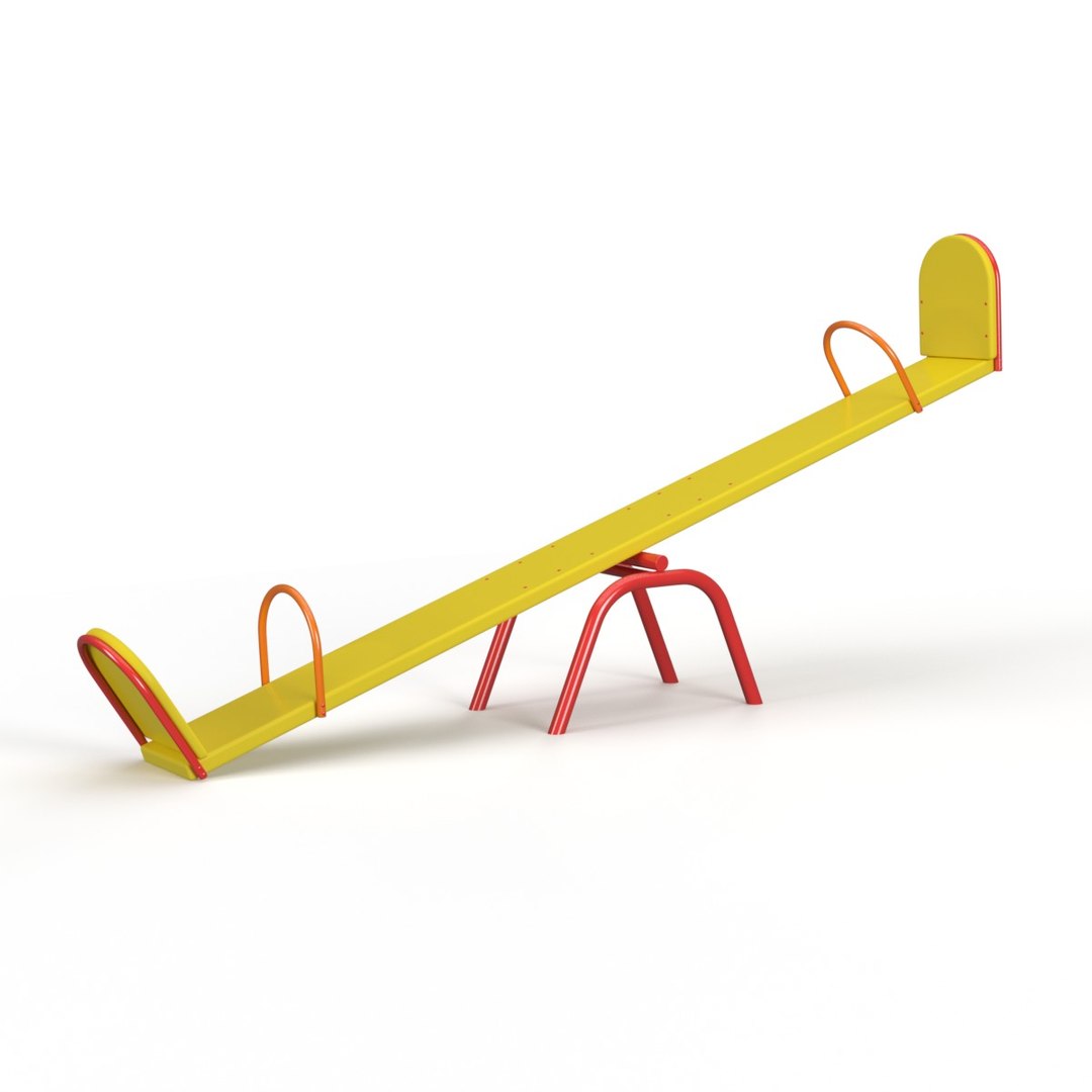 Children Teeter 3d Fbx