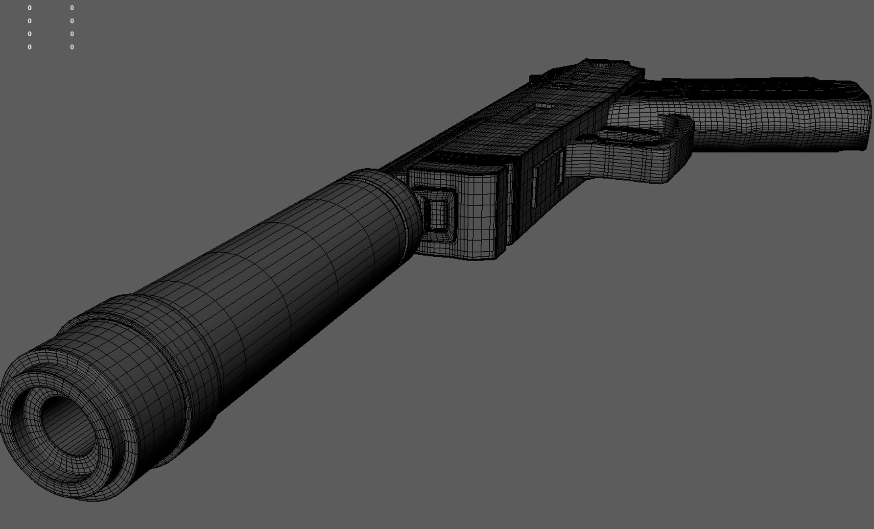 3d Model Gun