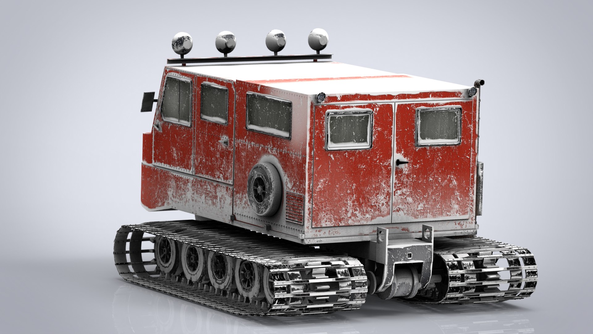 3D Snowcat Track - TurboSquid 1347789