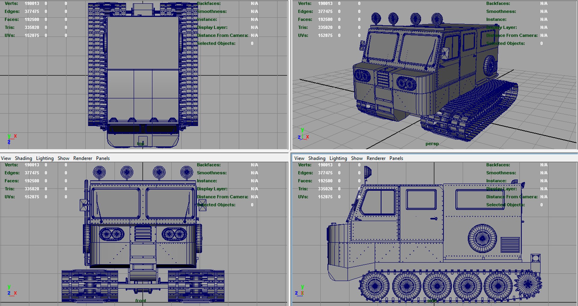 3D Snowcat Track - TurboSquid 1347789