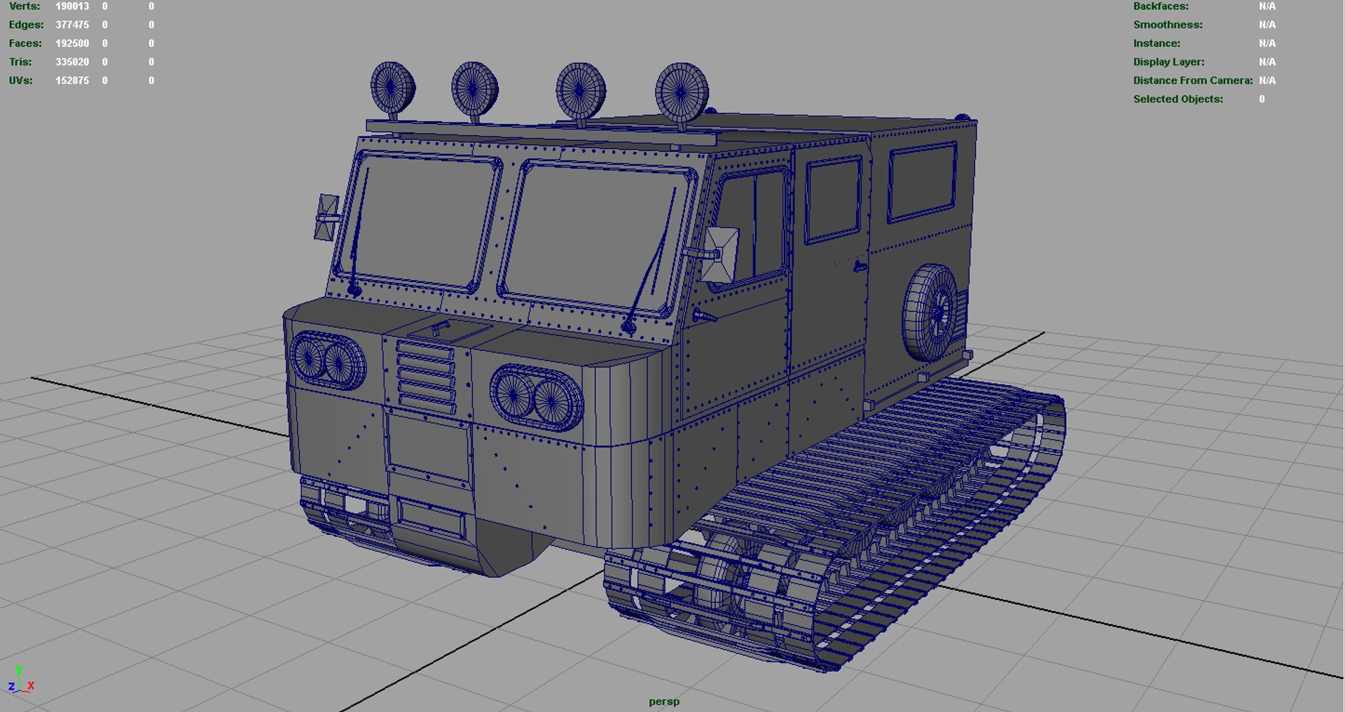 3D Snowcat Track - TurboSquid 1347789