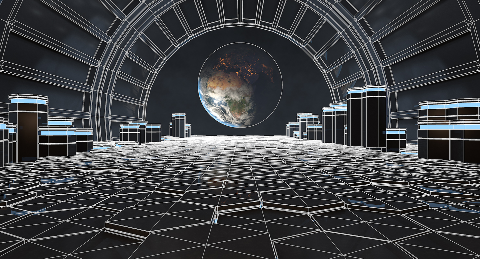 3D concepts alien space station interior - TurboSquid 1381710