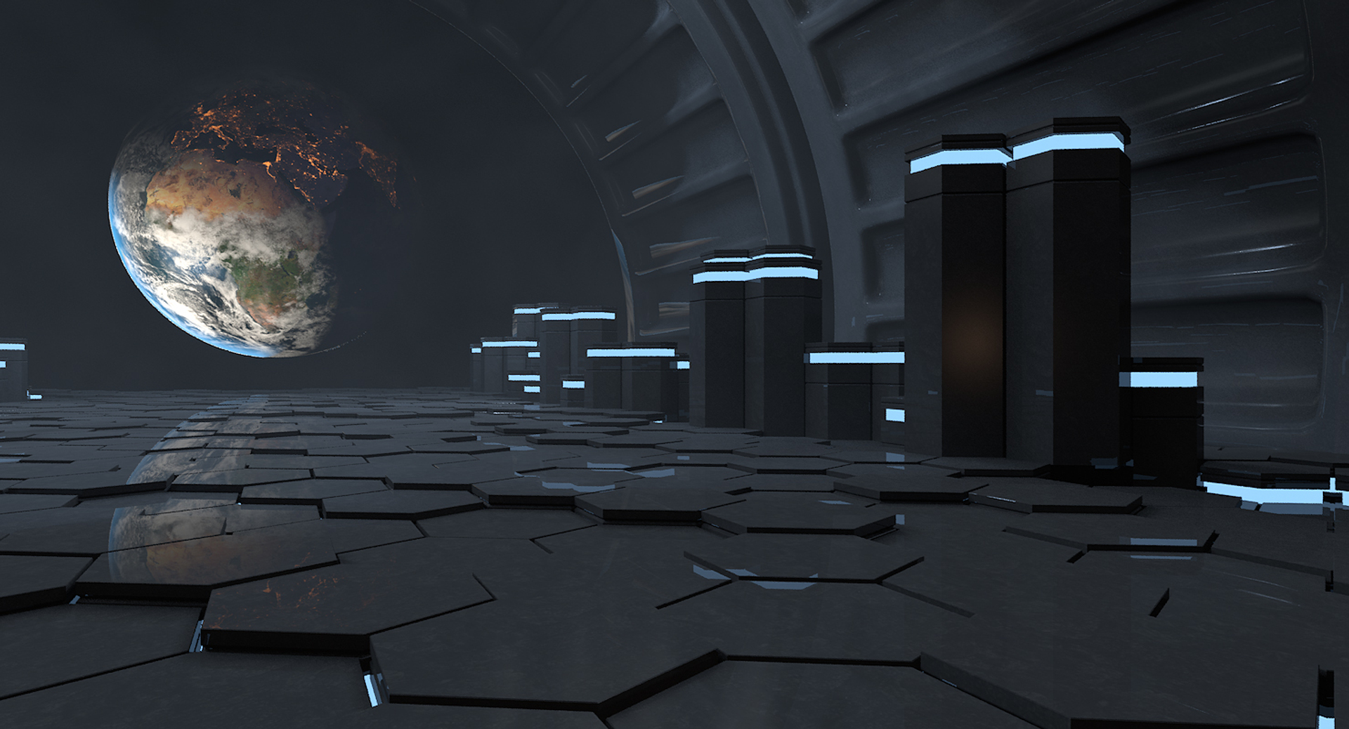 3D concepts alien space station interior - TurboSquid 1381710