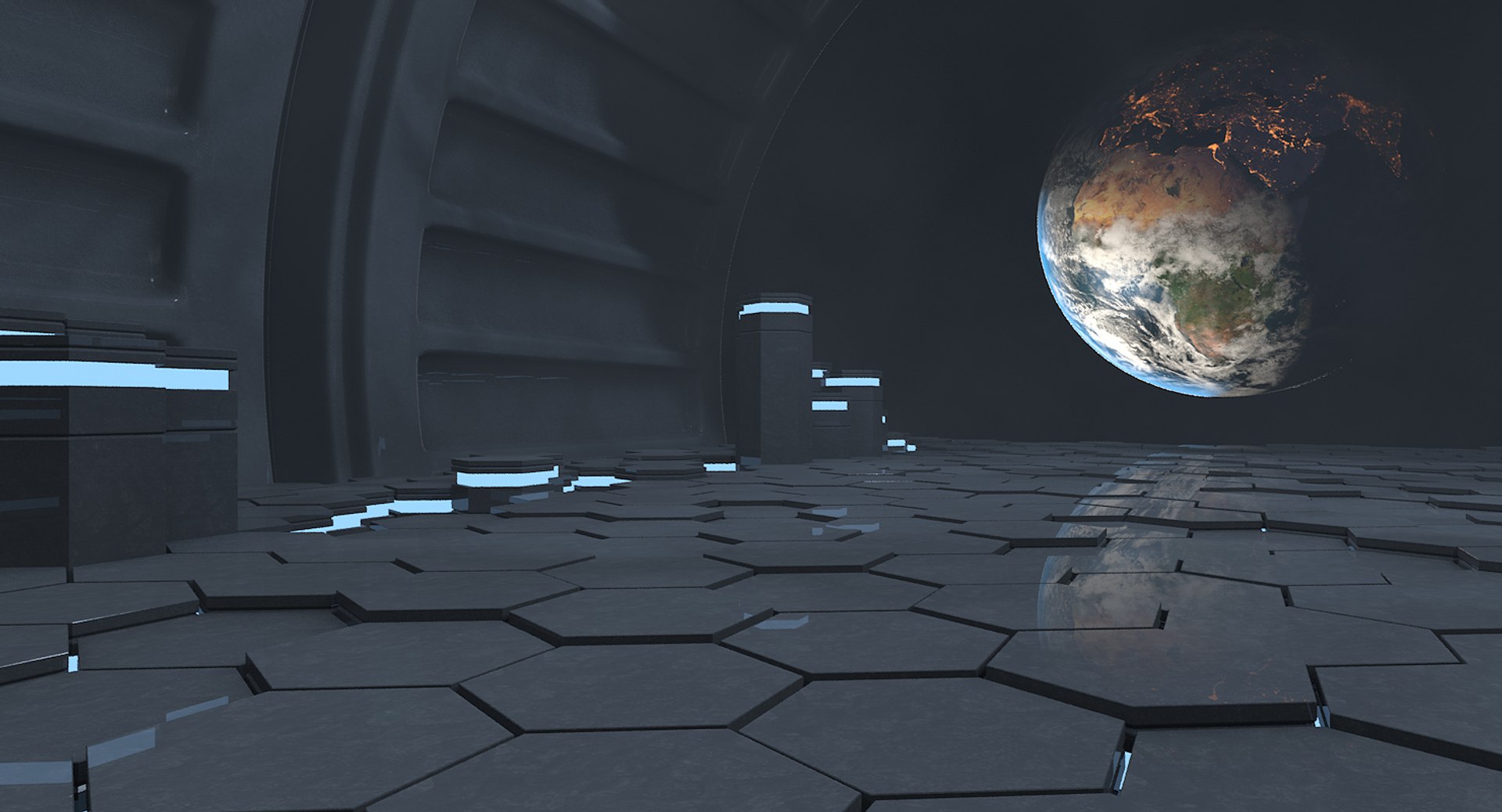 3D Concepts Alien Space Station Interior - TurboSquid 1381710