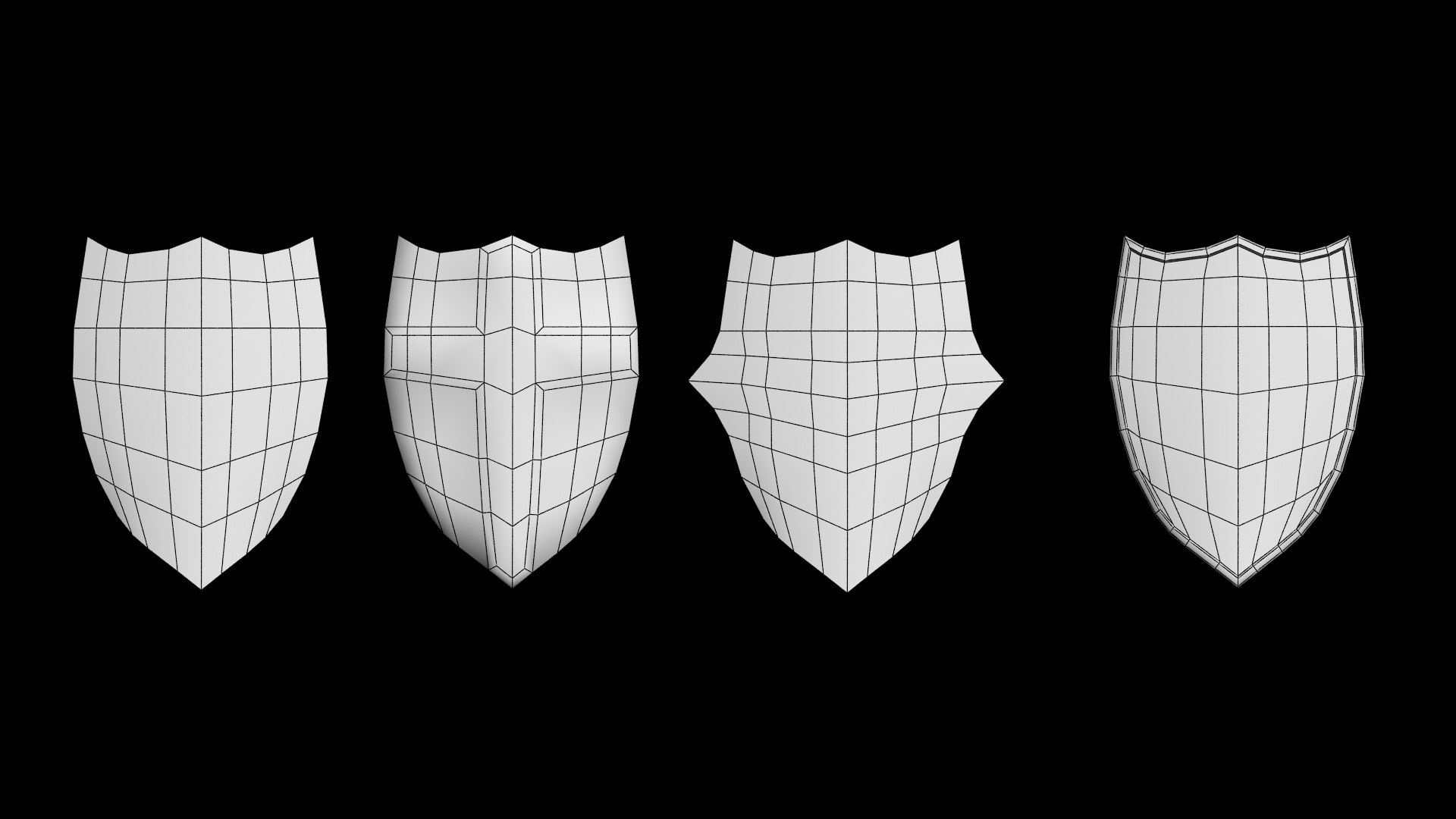 Shields pack 3D model - TurboSquid 1305480